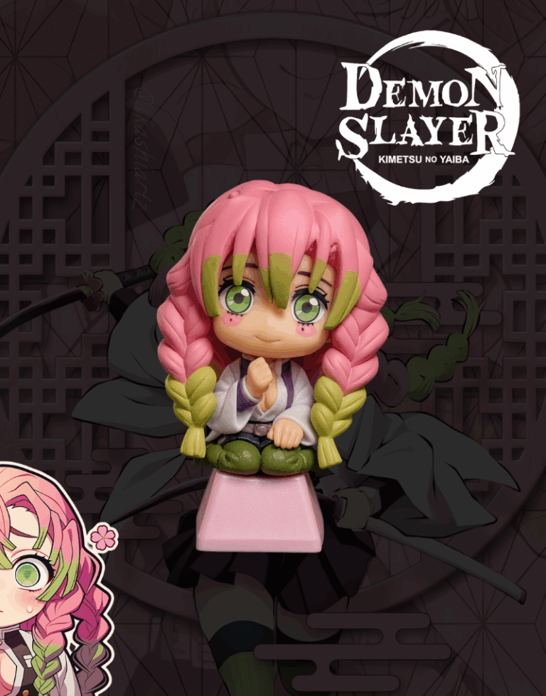 Keycap Mitsuri Kanroji - Kimetsu No Yaiba - Gamers Ecuador